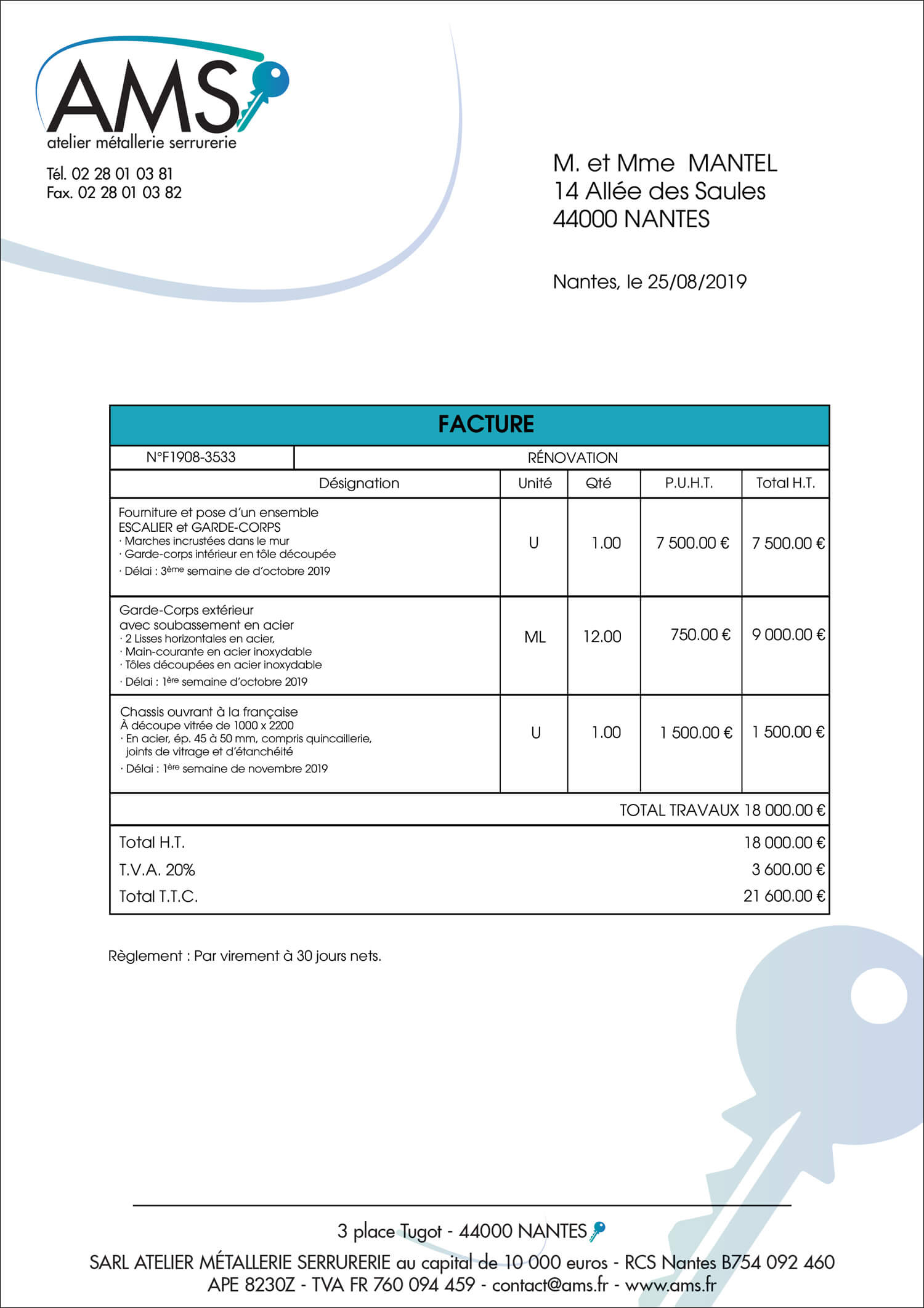 Logiciel gestion d’entreprise Métallerie - MétalContacts